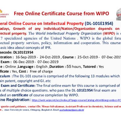 ipr wipo dl 101 [PDF] | Documents Community Sharing