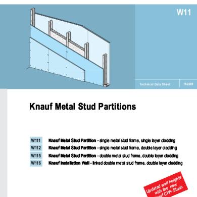 Knauf W11 System [PDF] | Documents Community Sharing