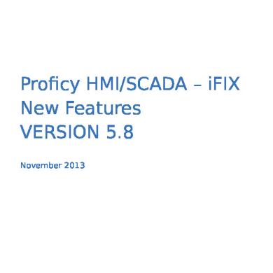 Proficy IFIX 5 8 [PDF] | Documents Community Sharing